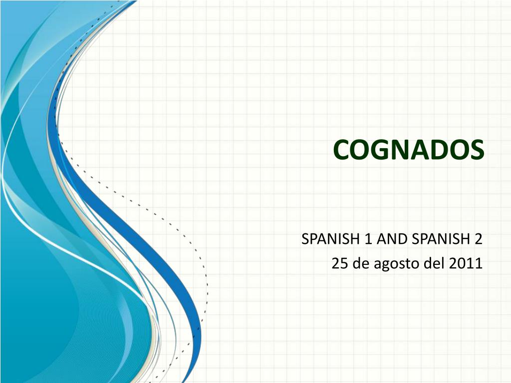 PPT - COGNADOS PowerPoint Presentation, free download - ID:2273108