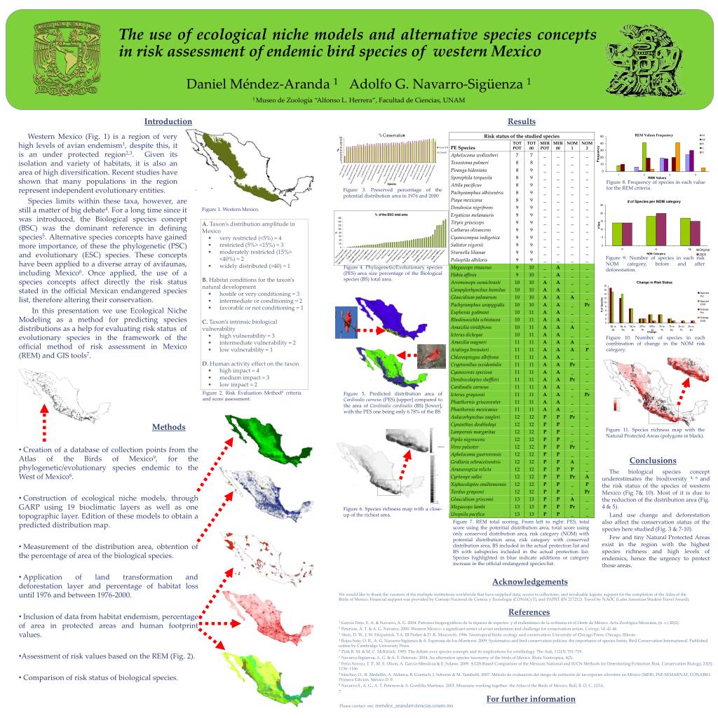 PPT - Conservation Risk Assessment Tools for Avian Endemism in Western ...