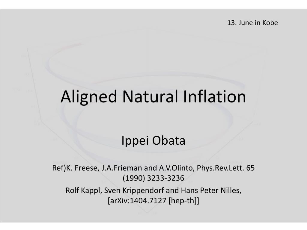 PPT - Aligned Natural Inflation PowerPoint Presentation, free download ...