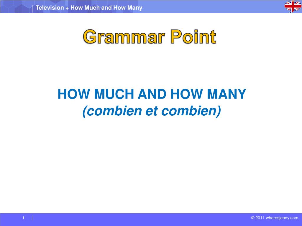 PPT - HOW MUCH AND HOW MANY PowerPoint Presentation, free download - ID ...
