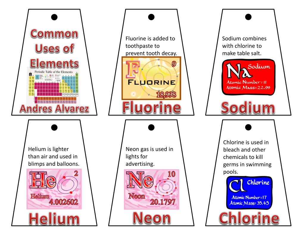 PPT - Diverse Uses of Chemical Elements in Everyday Life PowerPoint ...