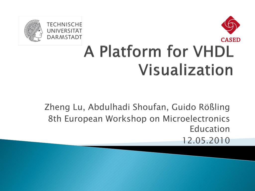 PPT - A Platform for VHDL Visualization PowerPoint Presentation, free download - ID:2276905