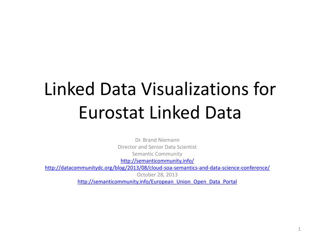 Ppt Linked Data Visualizations For Eurostat Linked Data Powerpoint