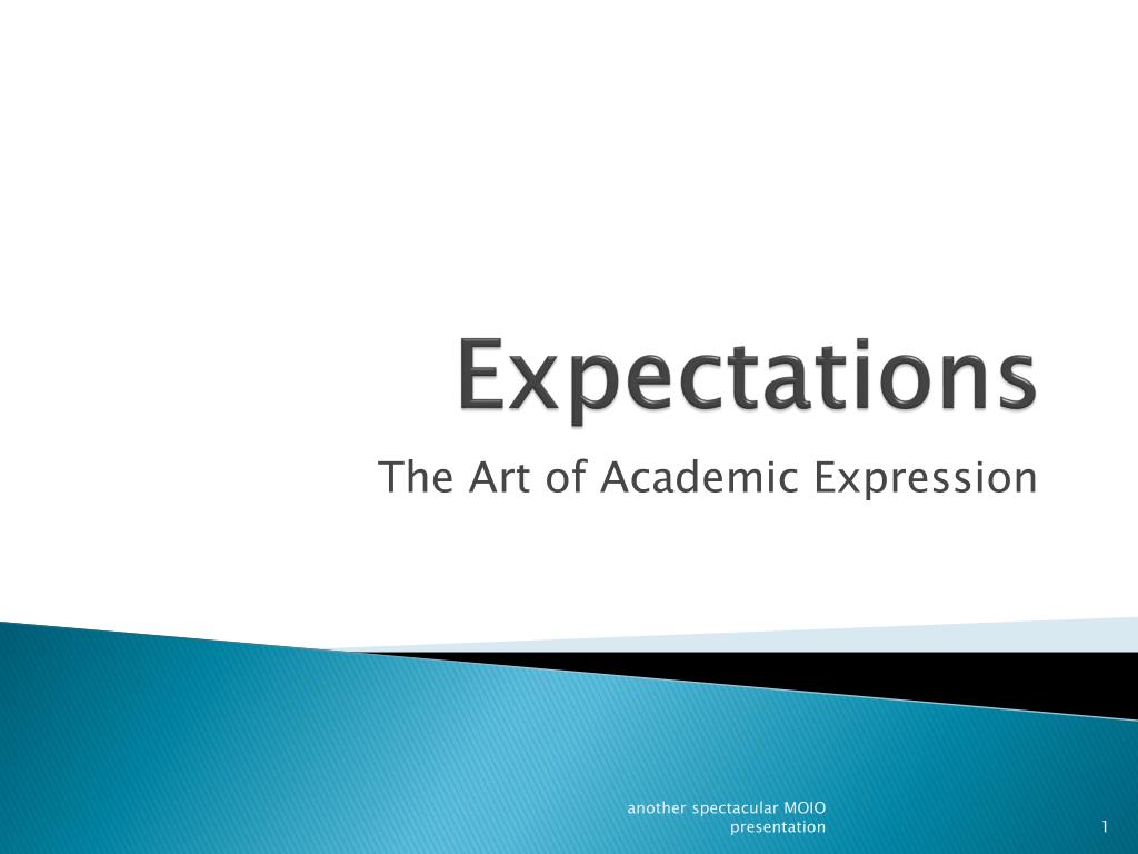 PPT - Expectations PowerPoint Presentation, free download - ID:2279333