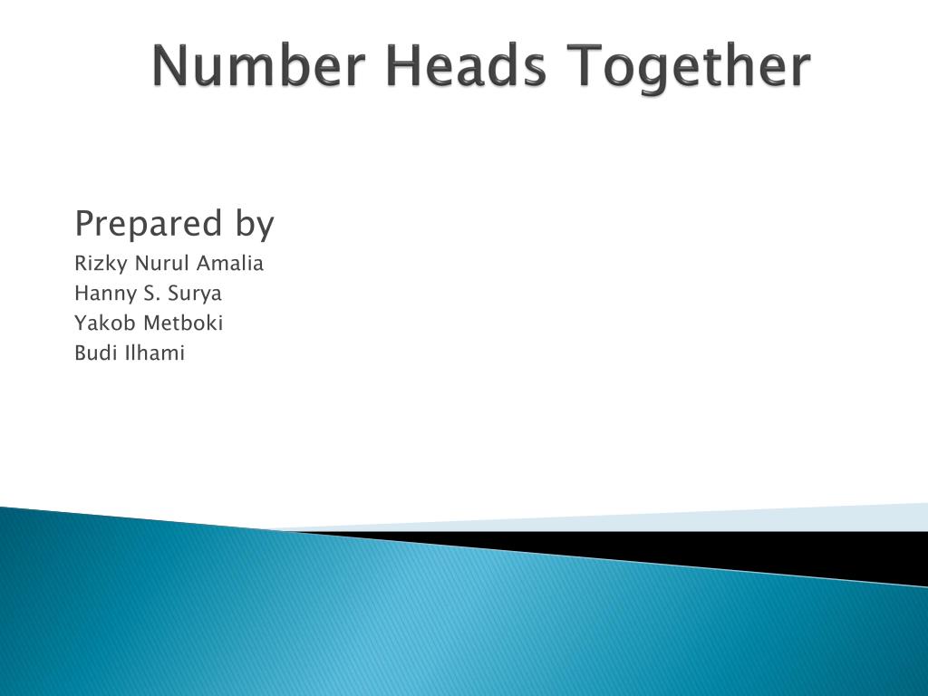 PPT - Number Heads Together PowerPoint Presentation, free download - ID ...