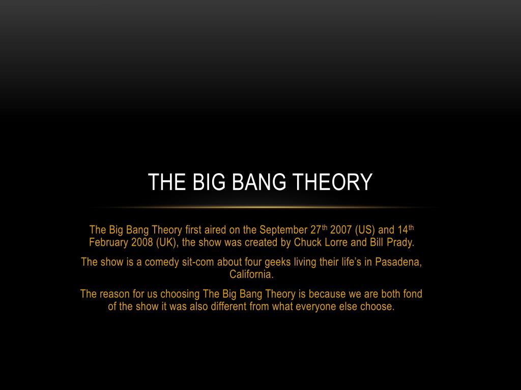 PPT - The Big Bang theory PowerPoint Presentation, free download - ID ...