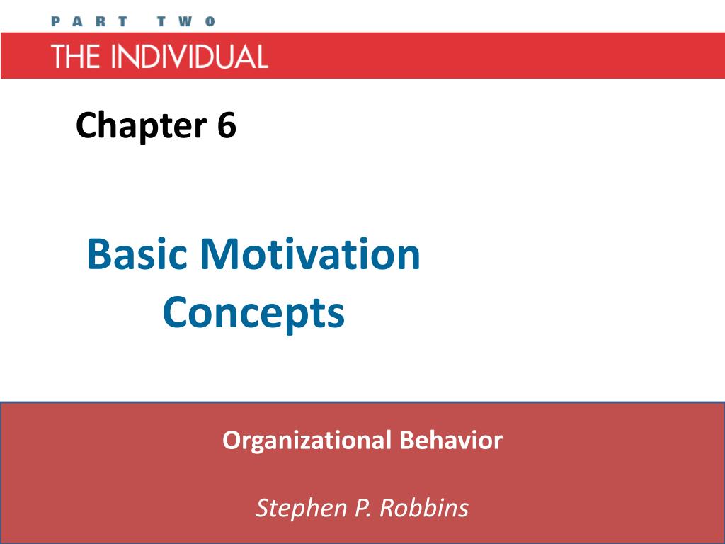 PPT - Basic Motivation Concepts PowerPoint Presentation, free download ...