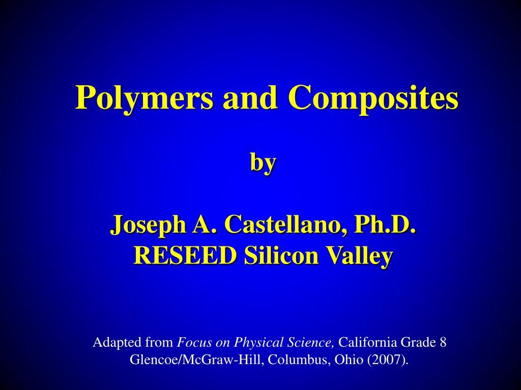 PPT - Polymers and Composites PowerPoint Presentation, free download ...