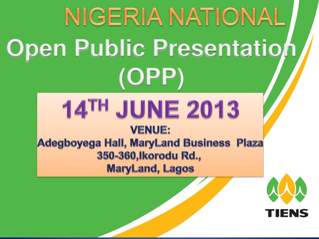 PPT - Open Public Presentation (OPP) PowerPoint Presentation, free ...