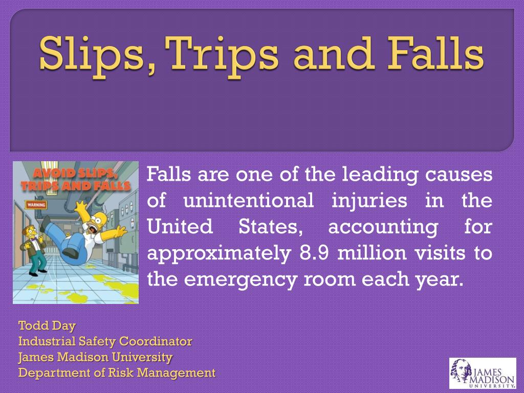 PPT - Slips, Trips and Falls PowerPoint Presentation, free download ...