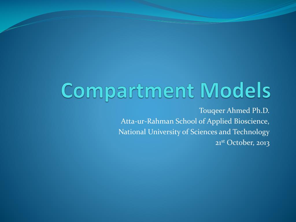 PPT - Compartment Models PowerPoint Presentation, free download - ID ...