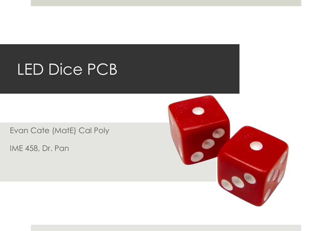 PPT - LED Dice PCB PowerPoint Presentation, free download - ID:2288714