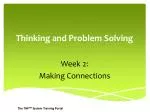 PPT - Problem Solving and Critical Thinking PowerPoint Presentation ...