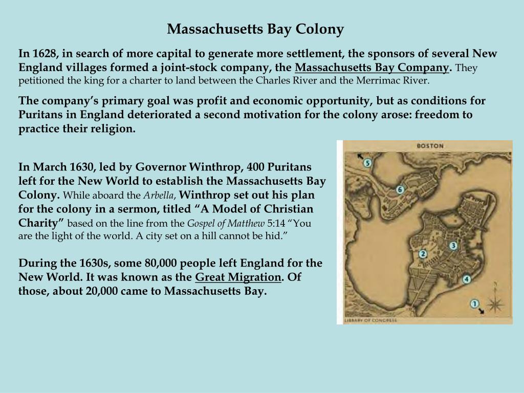 PPT - Massachusetts Bay Colony PowerPoint Presentation, free download ...