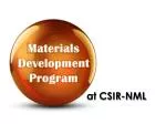 PPT - Materials Development PowerPoint Presentation, free download - ID ...