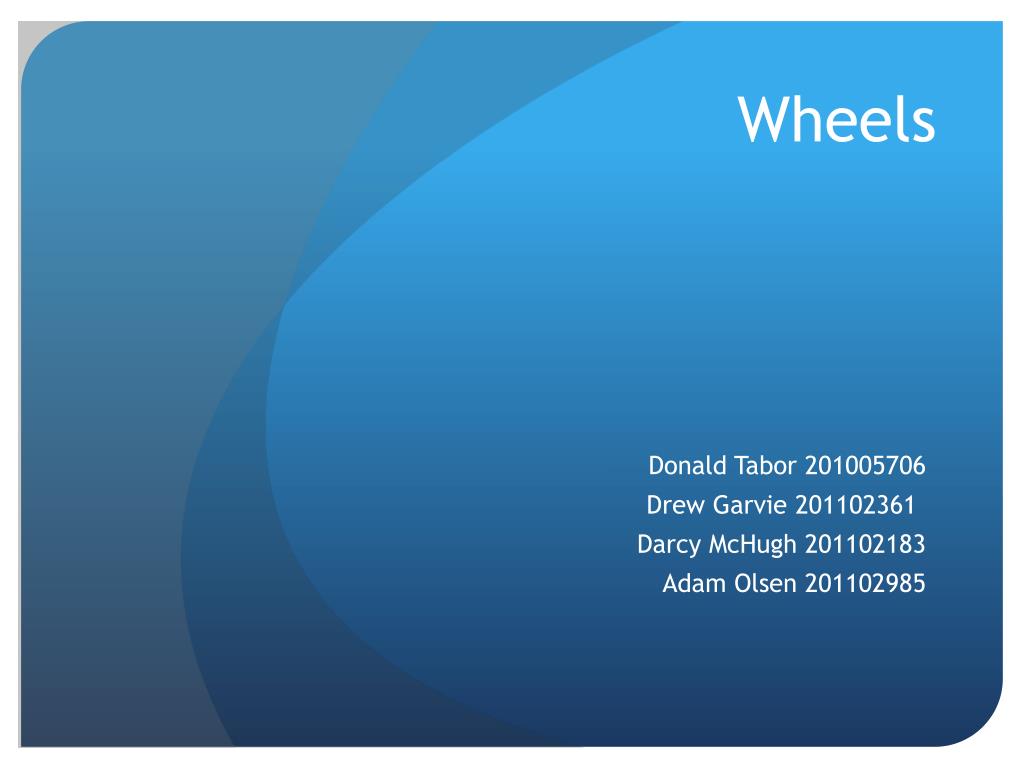 PPT - Wheels PowerPoint Presentation, free download - ID:2298232