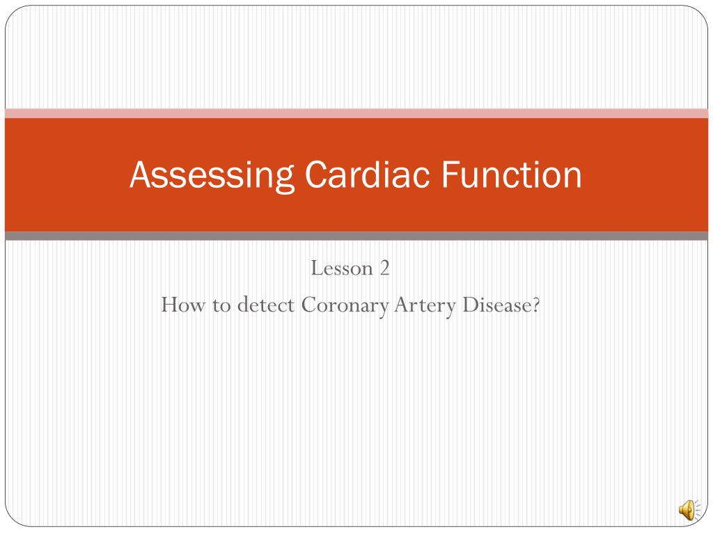 PPT - Assessing Cardiac Function PowerPoint Presentation, free download ...