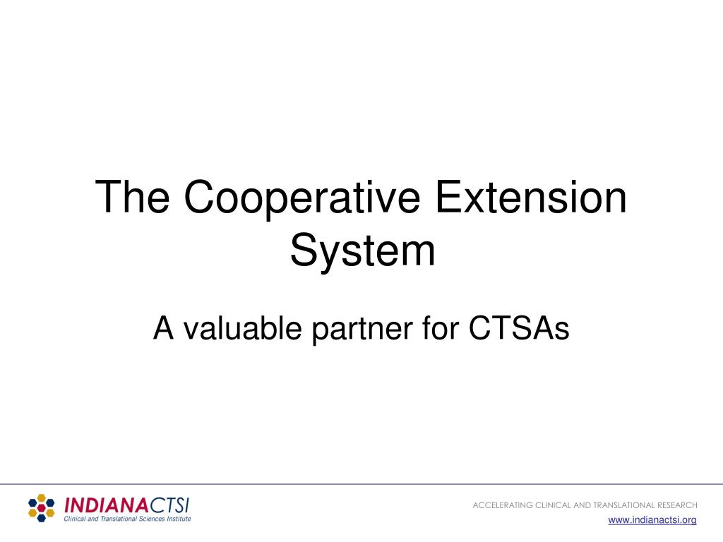 PPT - The Cooperative Extension System PowerPoint Presentation, free ...