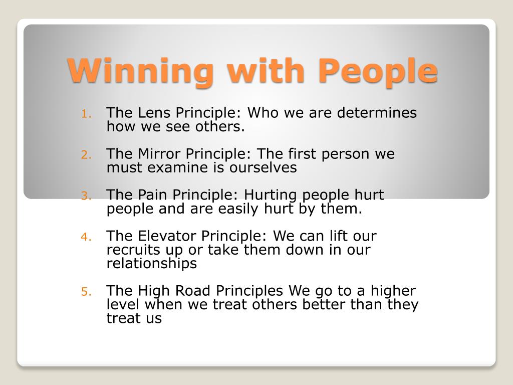 PPT - Winning with People PowerPoint Presentation, free download - ID ...