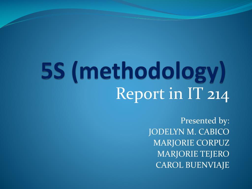 PPT - 5S ( methodology ) PowerPoint Presentation, free download - ID ...