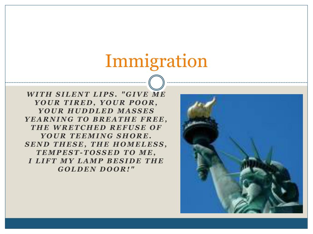 PPT - Immigration PowerPoint Presentation, free download - ID:2311103