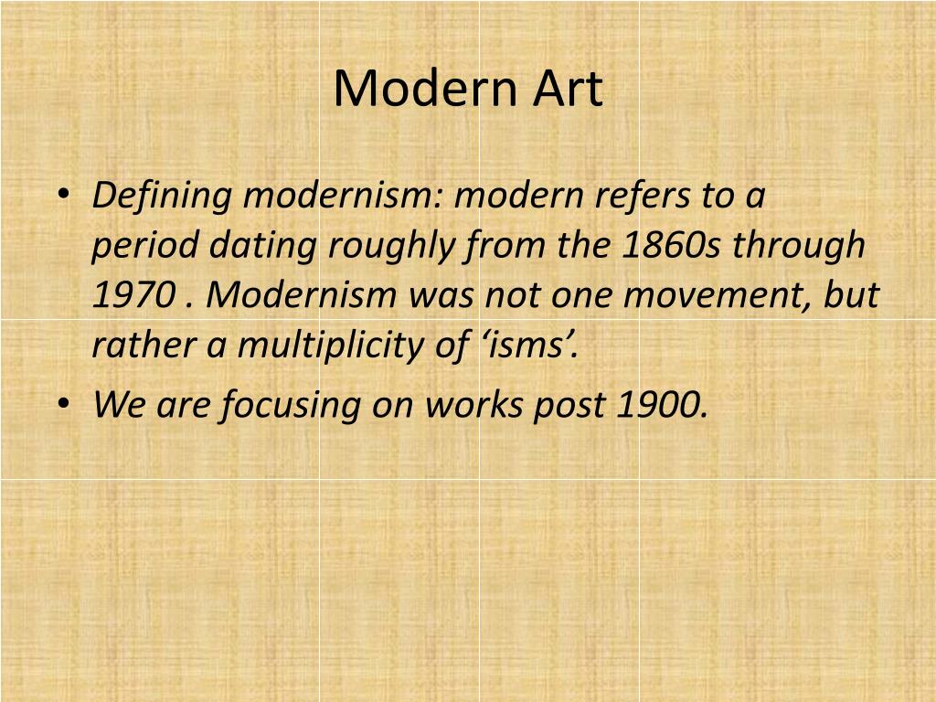 PPT - Modern Art PowerPoint Presentation, free download - ID:2313952