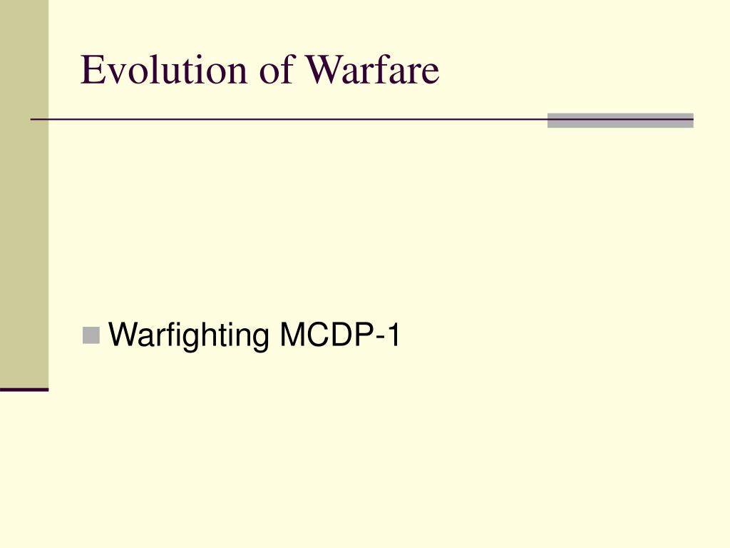 PPT - Evolution of Warfare PowerPoint Presentation, free download - ID ...