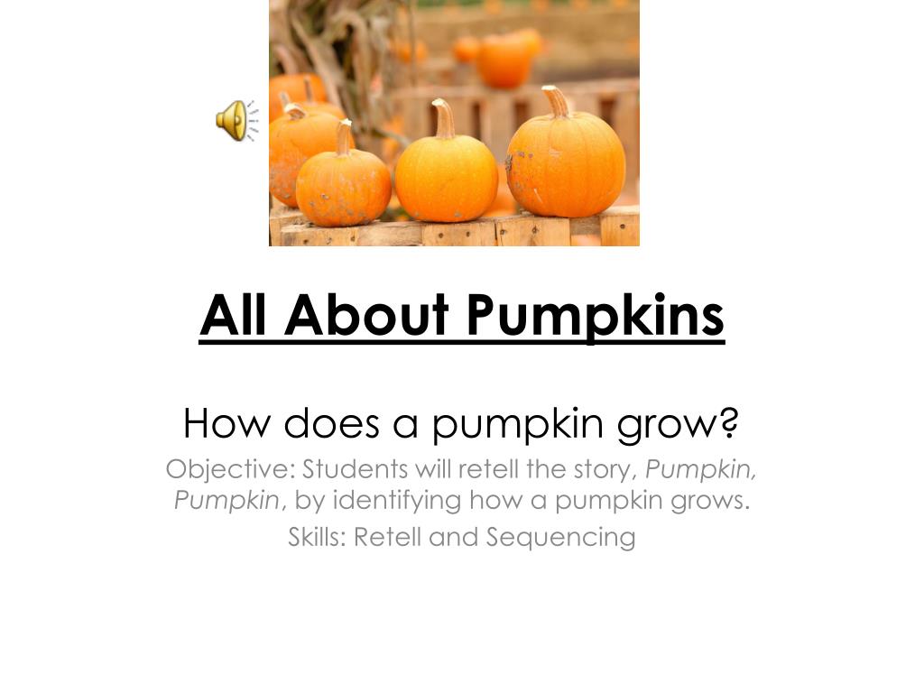 PPT - All About Pumpkins PowerPoint Presentation, free download - ID ...