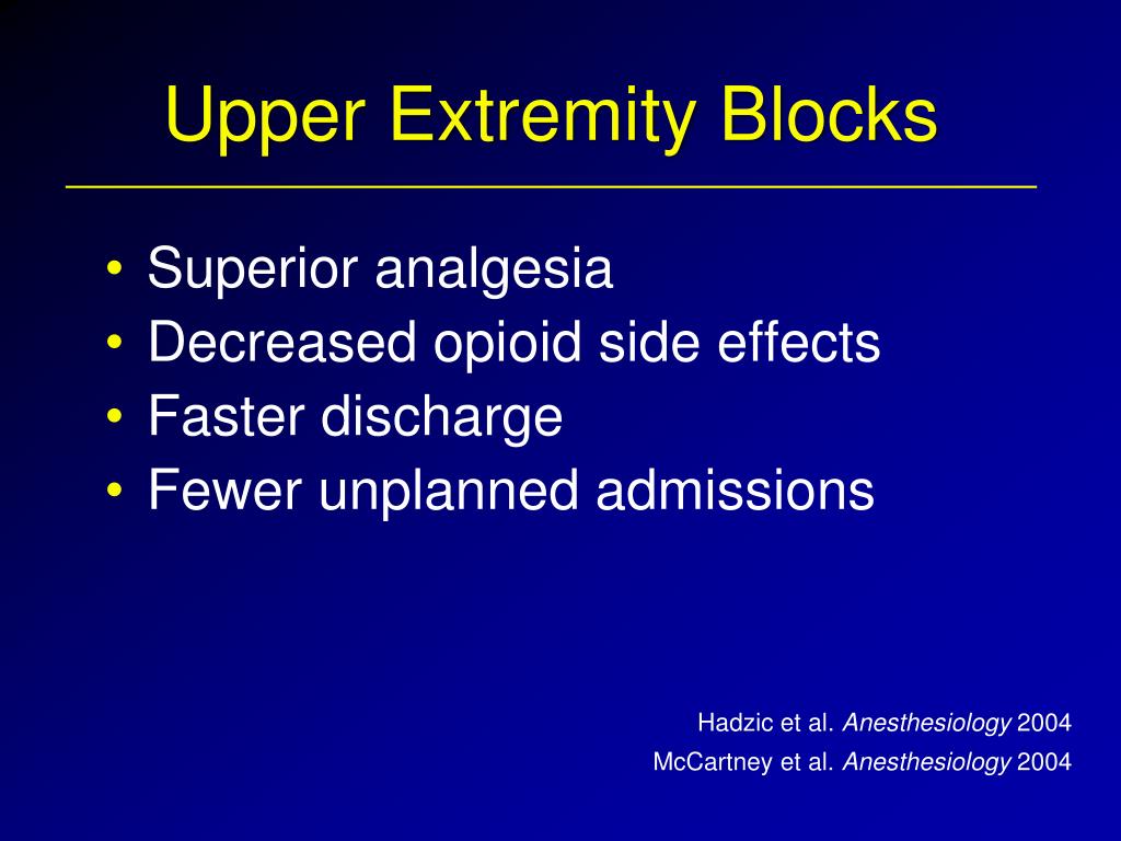PPT - Upper Extremity Blocks PowerPoint Presentation, free download ...