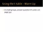 PPT - Using & Interpreting the Single Decrement Life Table PowerPoint ...