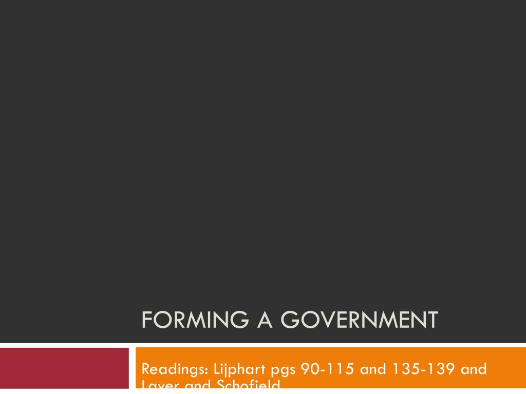 PPT - Forming a government PowerPoint Presentation, free download - ID ...