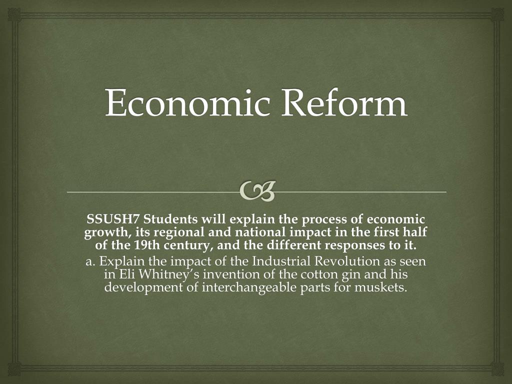 PPT - Economic Reform PowerPoint Presentation, free download - ID:2320245