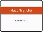 PPT - CHAPTER ONE Principles of Mass Transfer PowerPoint Presentation ...