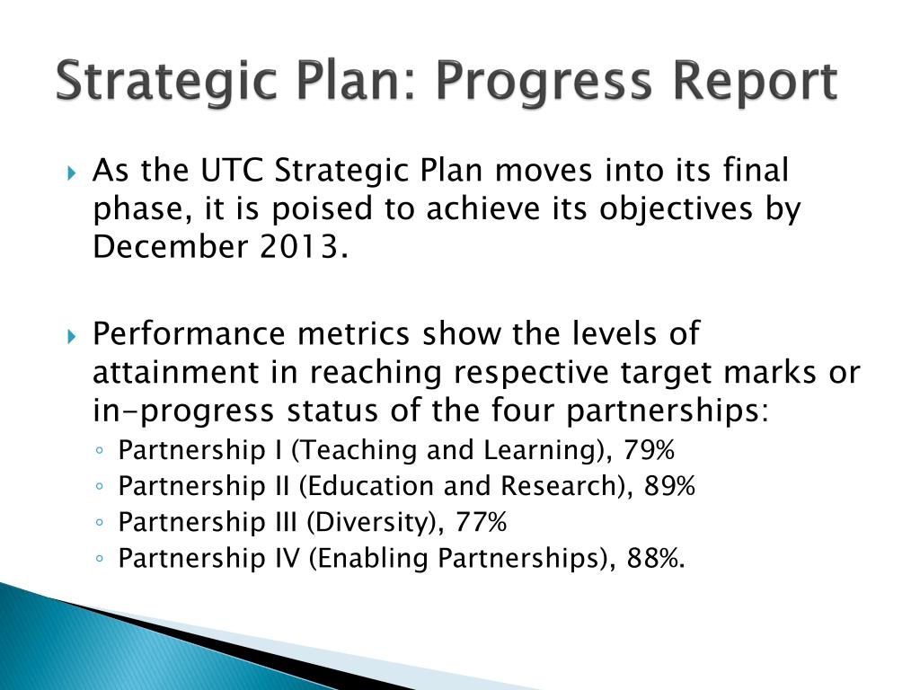 PPT - Strategic Plan: Progress Report PowerPoint Presentation, free ...