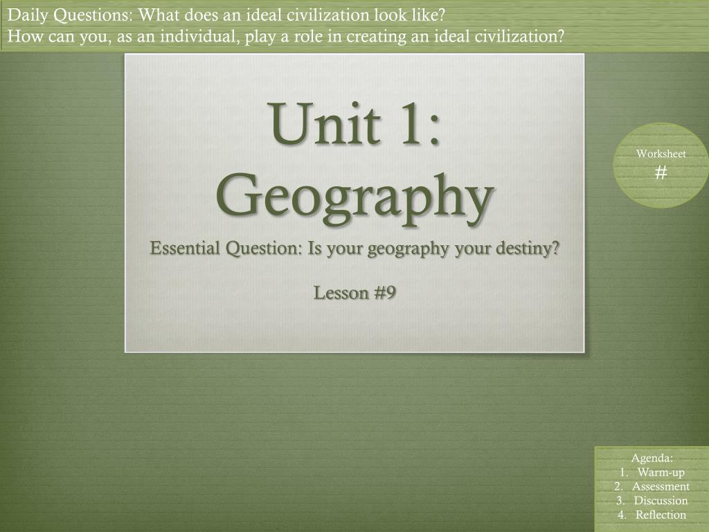 PPT - Unit 1: Geography PowerPoint Presentation, free download - ID:2323030