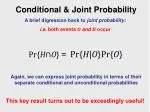 PPT - Conditional Probability & Conditional Expectation PowerPoint ...