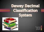 PPT - Dewey Decimal Classification PowerPoint Presentation, free ...