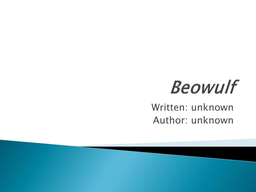 PPT - Beowulf PowerPoint Presentation, free download - ID:2325912