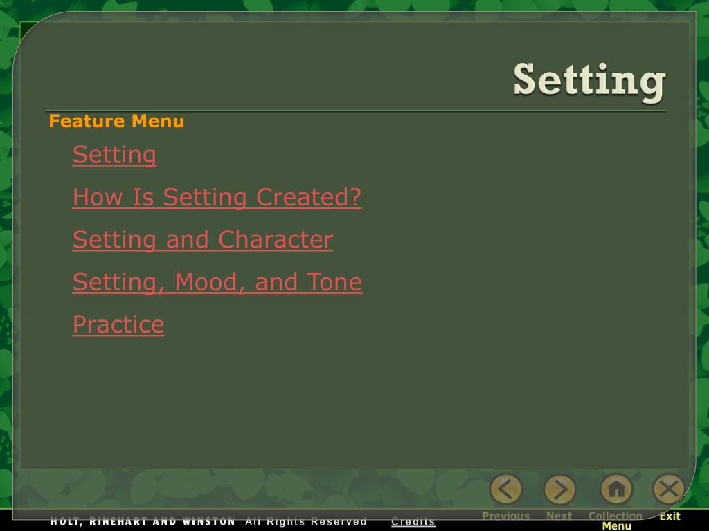 PPT - Setting PowerPoint Presentation, free download - ID:2327963
