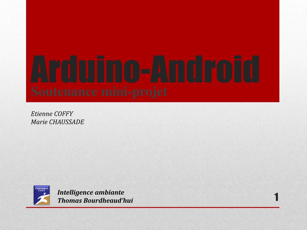 PPT - Arduino-Android PowerPoint Presentation, free download - ID:2330397