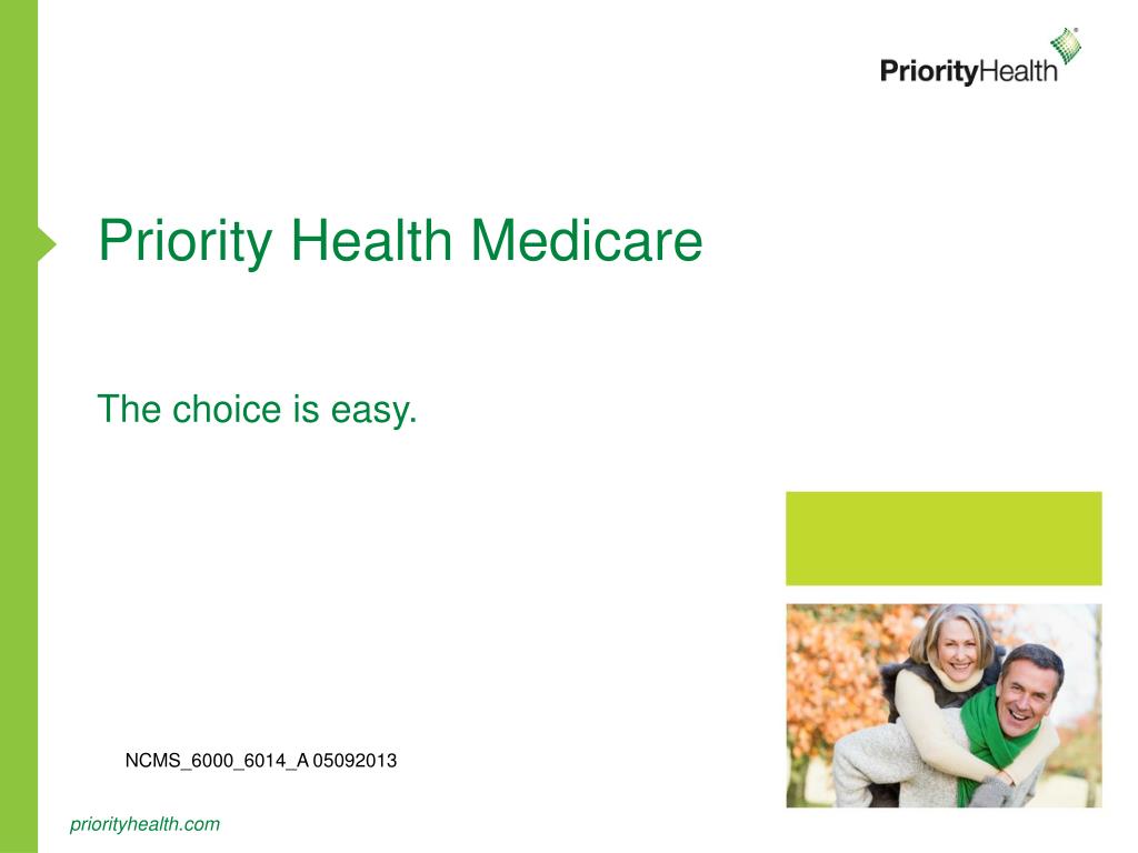 PPT - Priority Health Medicare PowerPoint Presentation, free download ...