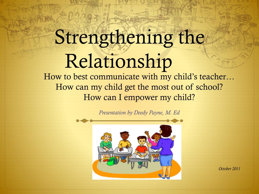 PPT - Strengthening the Relationship PowerPoint Presentation, free ...