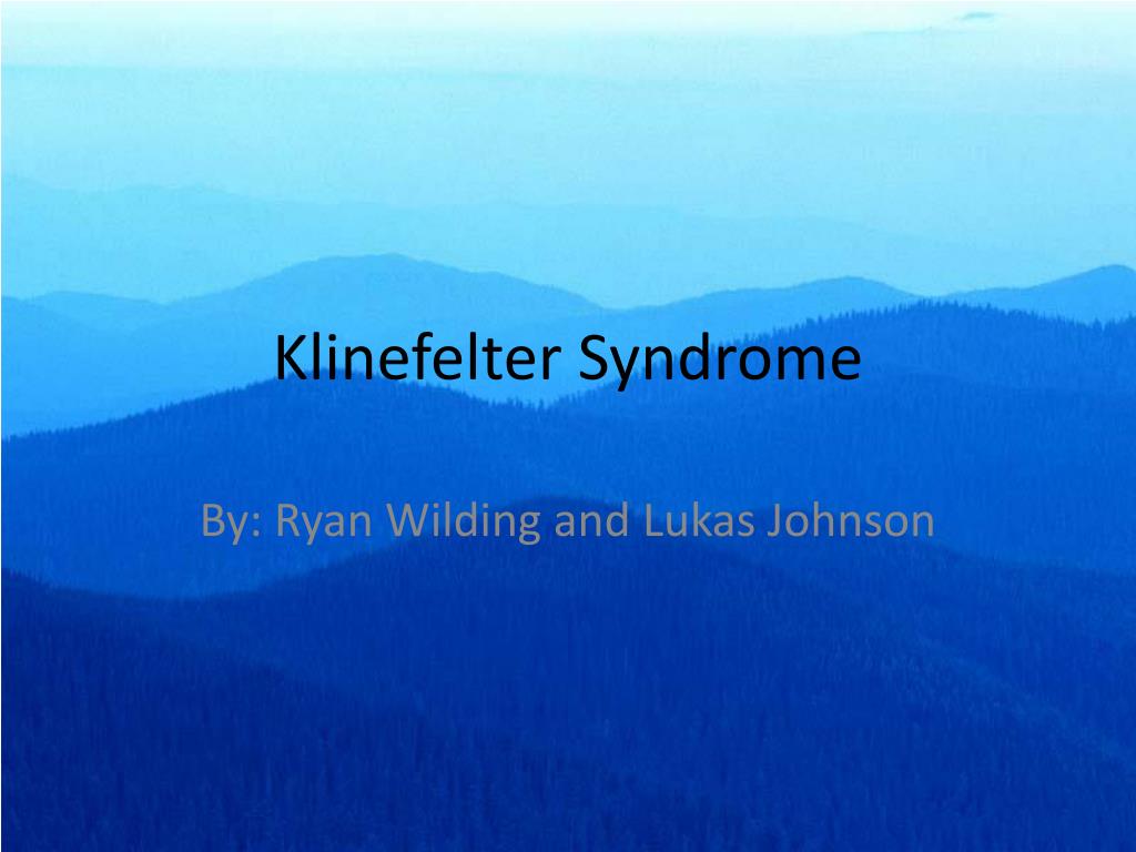 PPT - Klinefelter Syndrome PowerPoint Presentation, free download - ID ...
