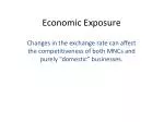 PPT - Management of Economic Exposure PowerPoint Presentation, free ...