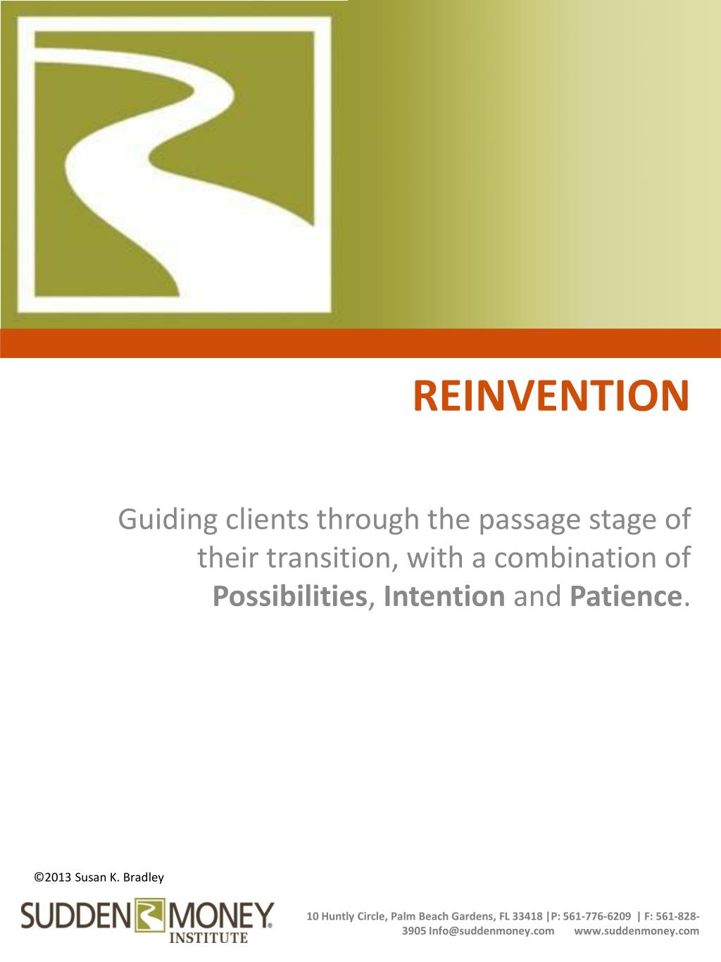 PPT - Reinvention PowerPoint Presentation, free download - ID:2333448
