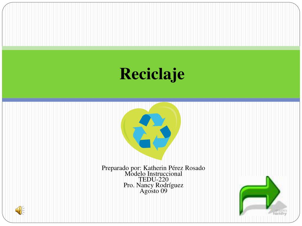 PPT - Reciclaje PowerPoint Presentation, free download - ID:2337911