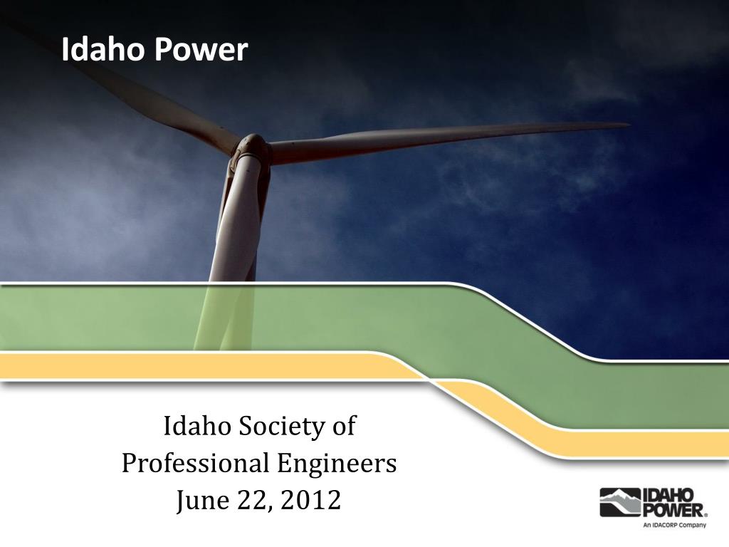 PPT - Idaho Power PowerPoint Presentation, free download - ID:2339254