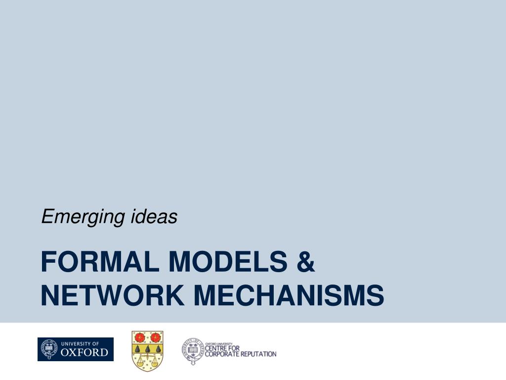 PPT - Formal Models & Network mechanisms PowerPoint Presentation - ID ...