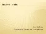 PPT - Sudden and Unexpected Death from Natural Causes PowerPoint ...