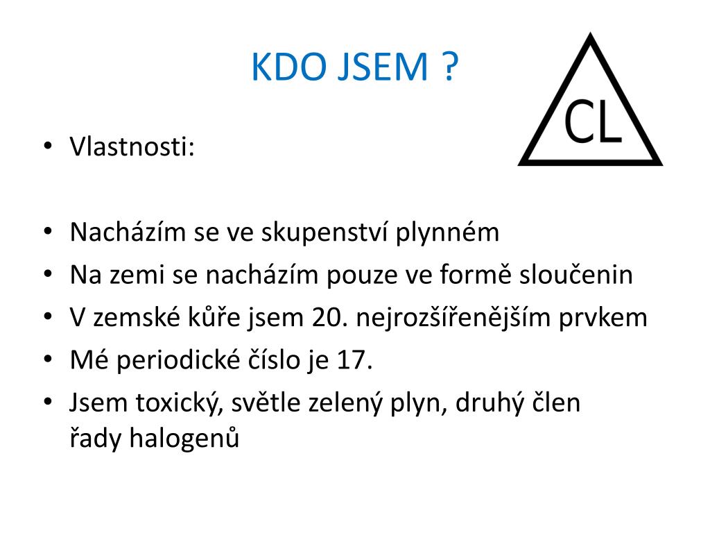 PPT - KDO JSEM ? PowerPoint Presentation, free download - ID:2343278